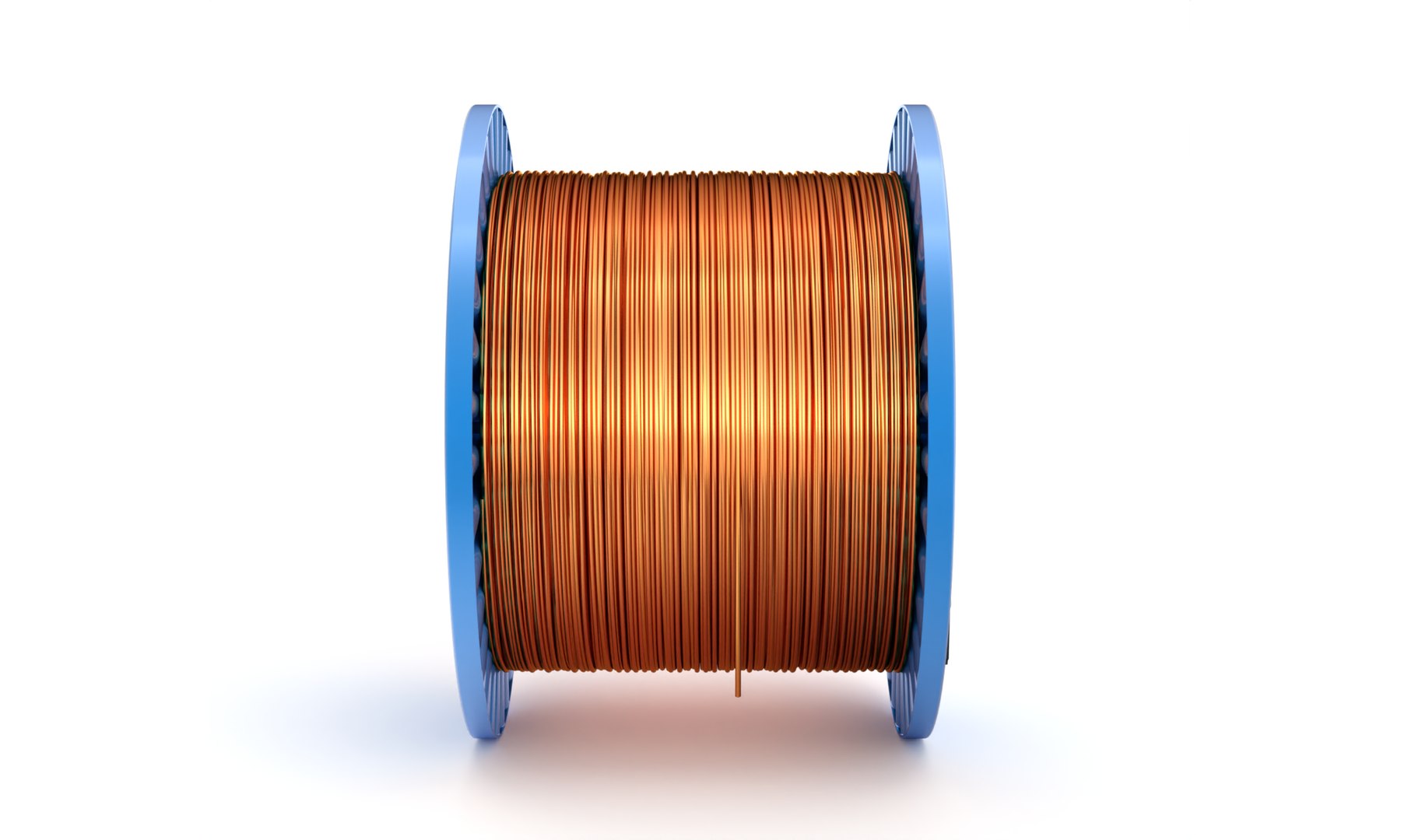 Copper Wire Spool 3D - TurboSquid 2238721