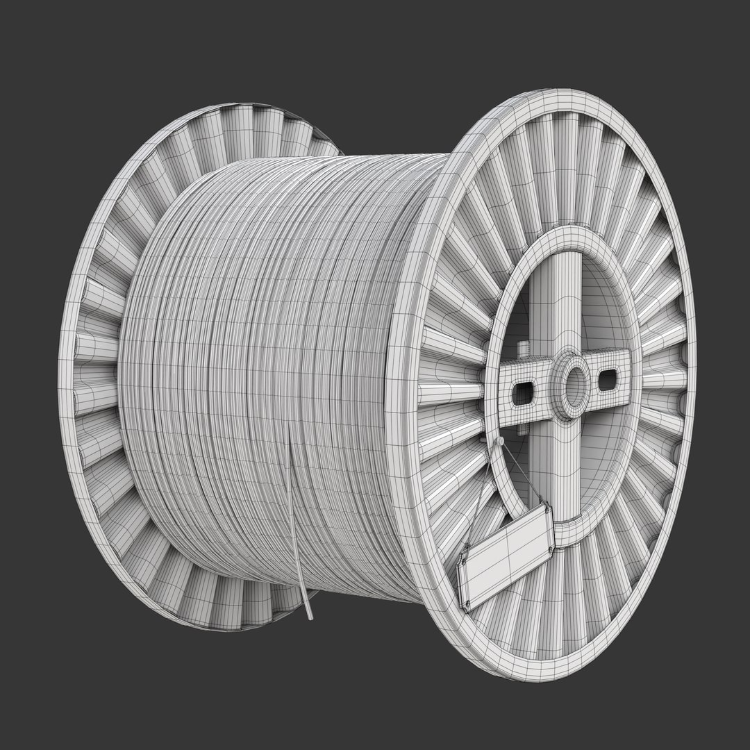 Copper Wire Spool 3D - TurboSquid 2238721
