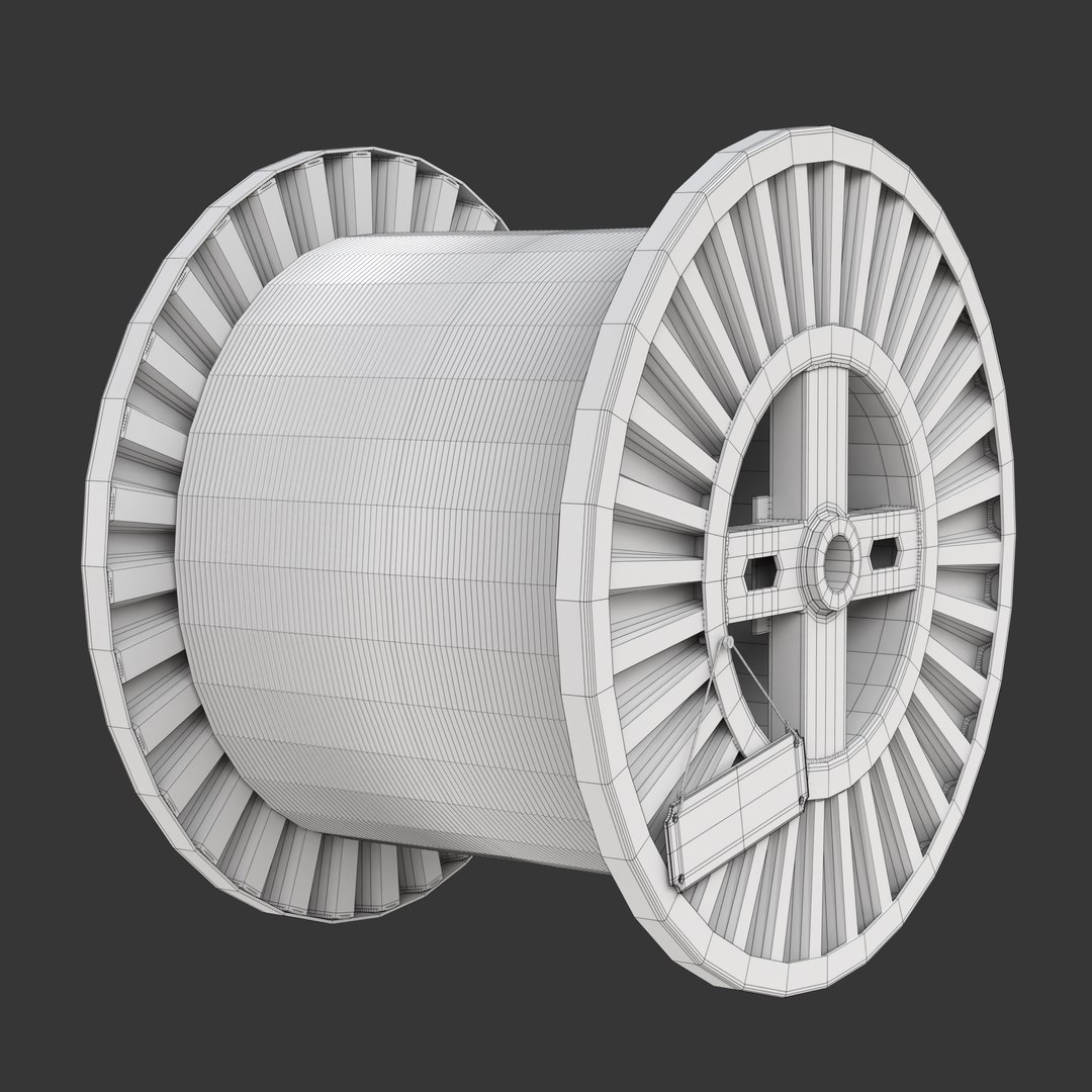 Copper Wire Spool 3D - TurboSquid 2238721