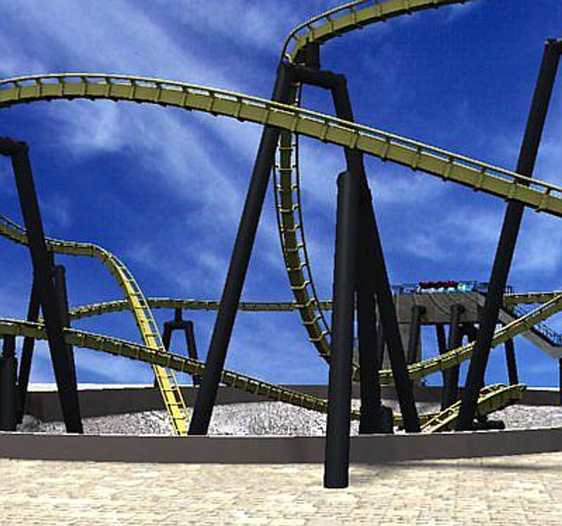 Rollercoaster Cart 3d Model