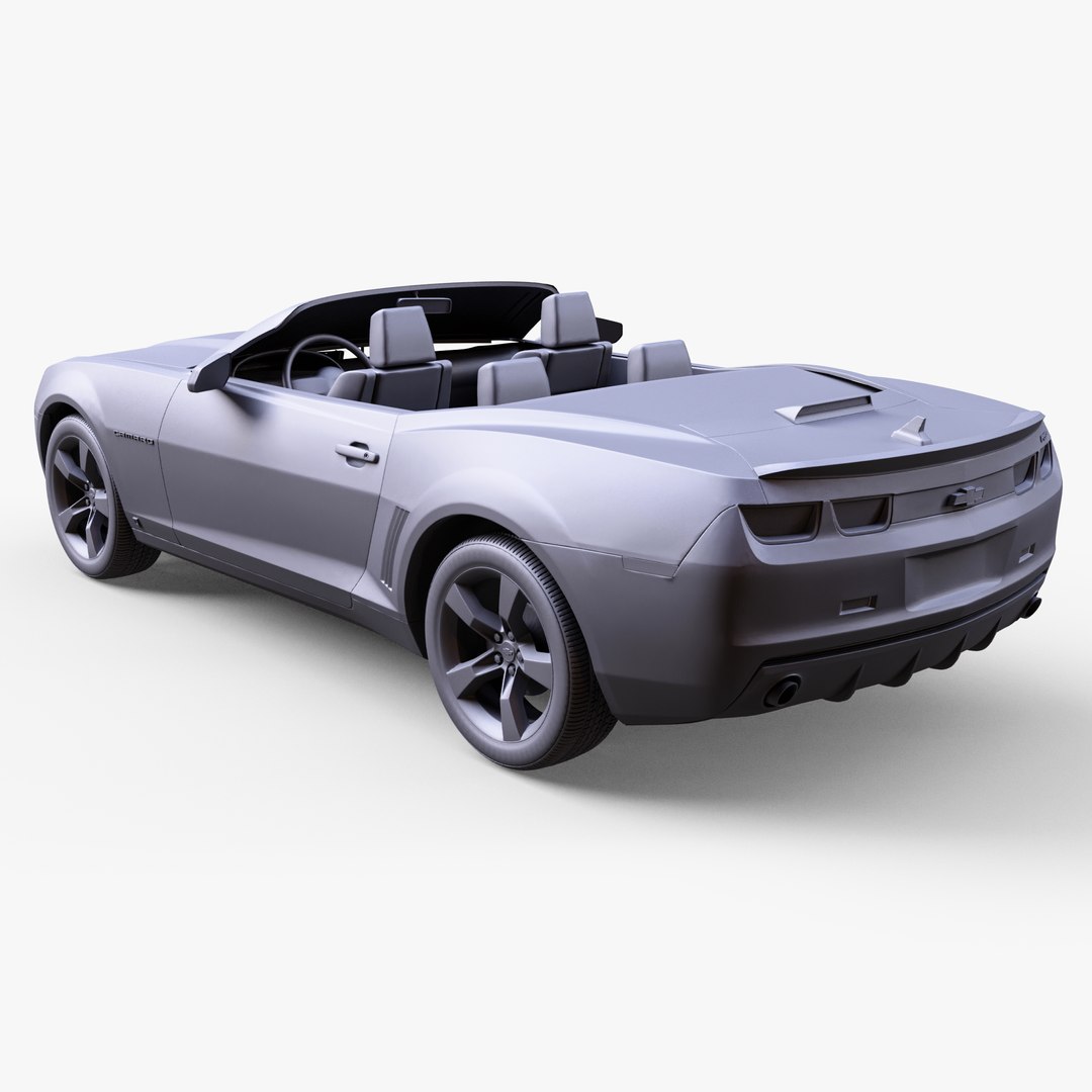 3D Chevrolet Camaro Convertible 2011 Model - TurboSquid 2188282