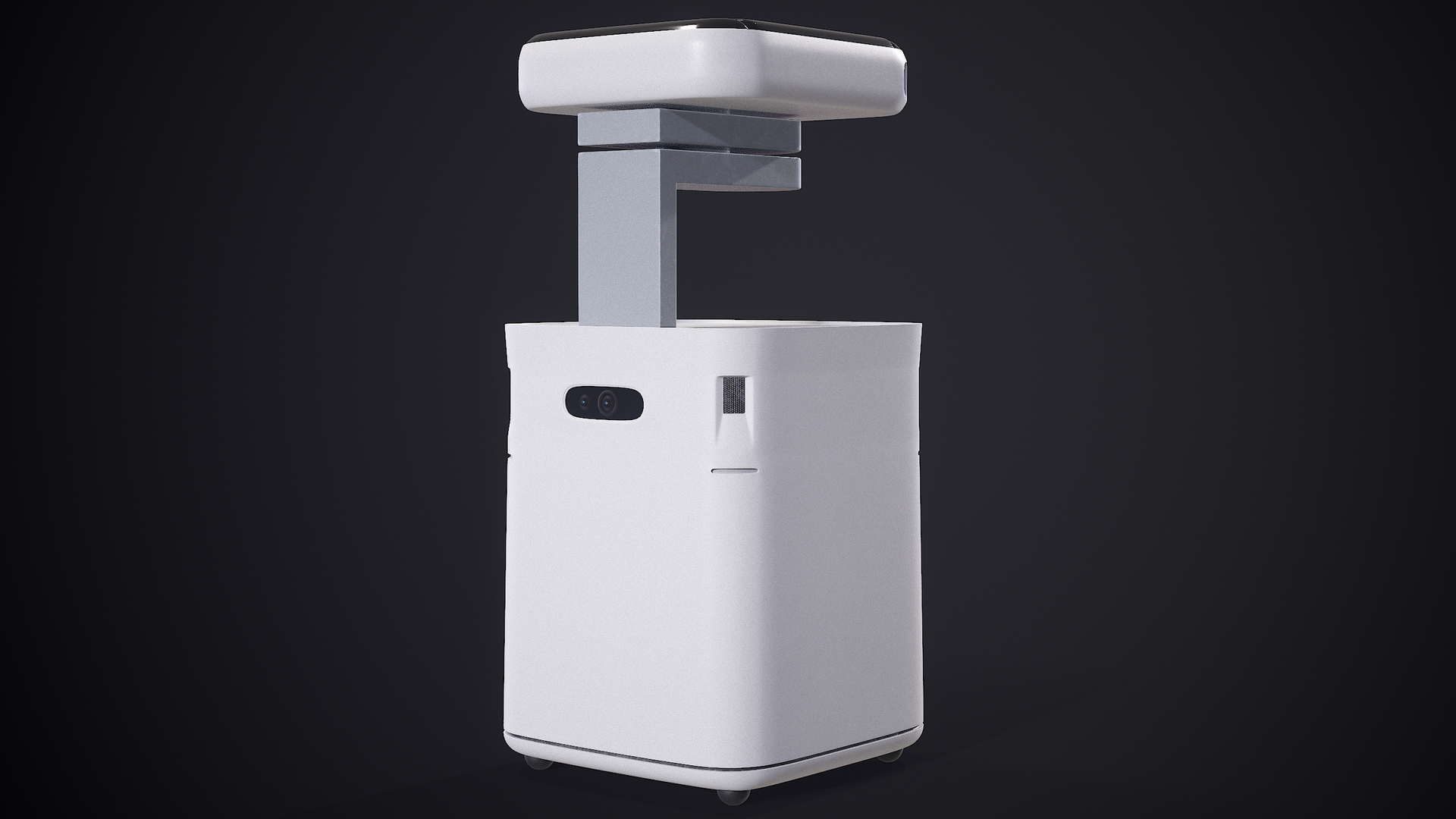 来自 CES 2021 的三星 Bot Care 和 Bot Handy 机器人3D模型 - TurboSquid 1682342