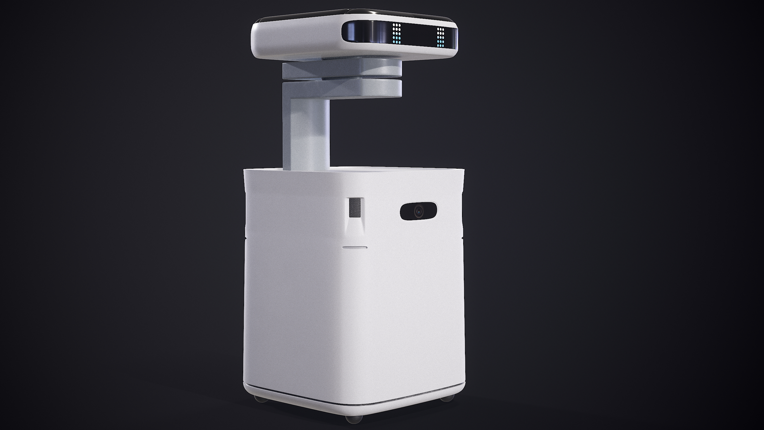 来自 CES 2021 的三星 Bot Care 和 Bot Handy 机器人3D模型 - TurboSquid 1682342