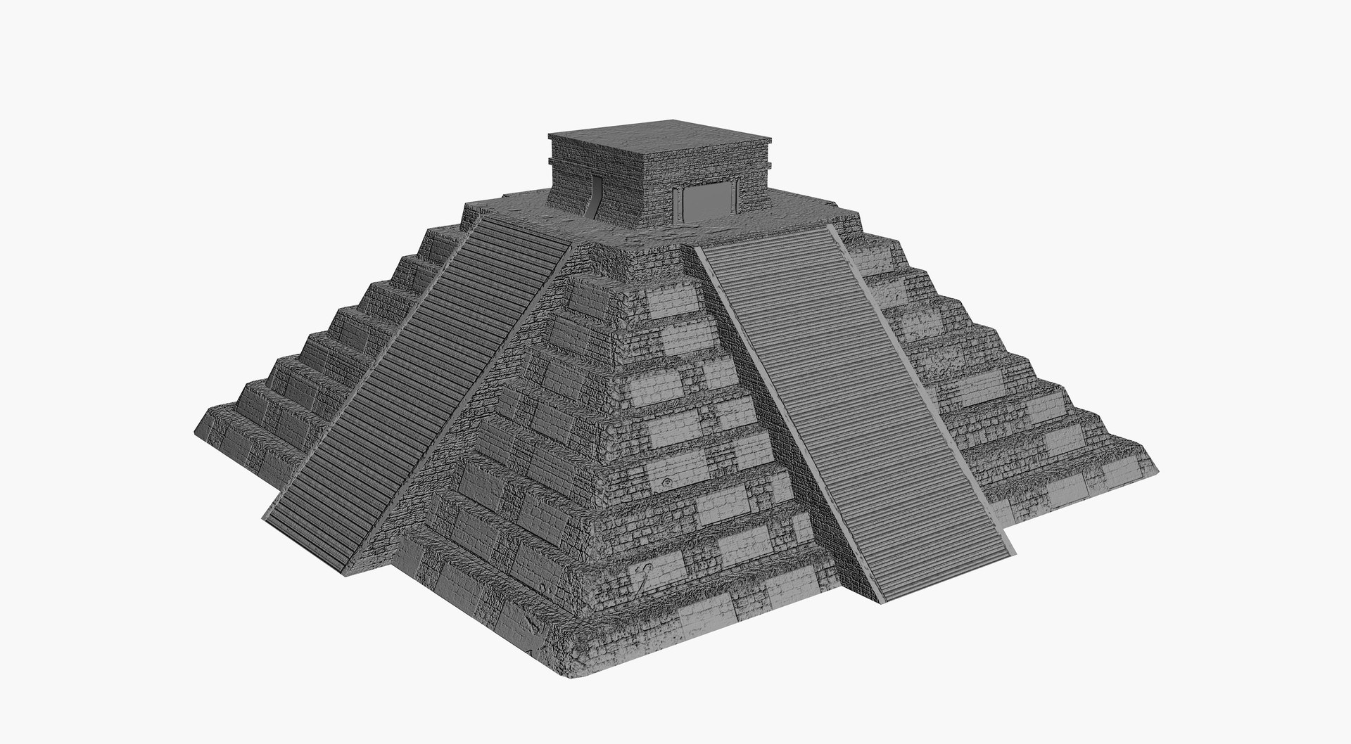 3D Model Maya Pyramid LP - TurboSquid 2379334