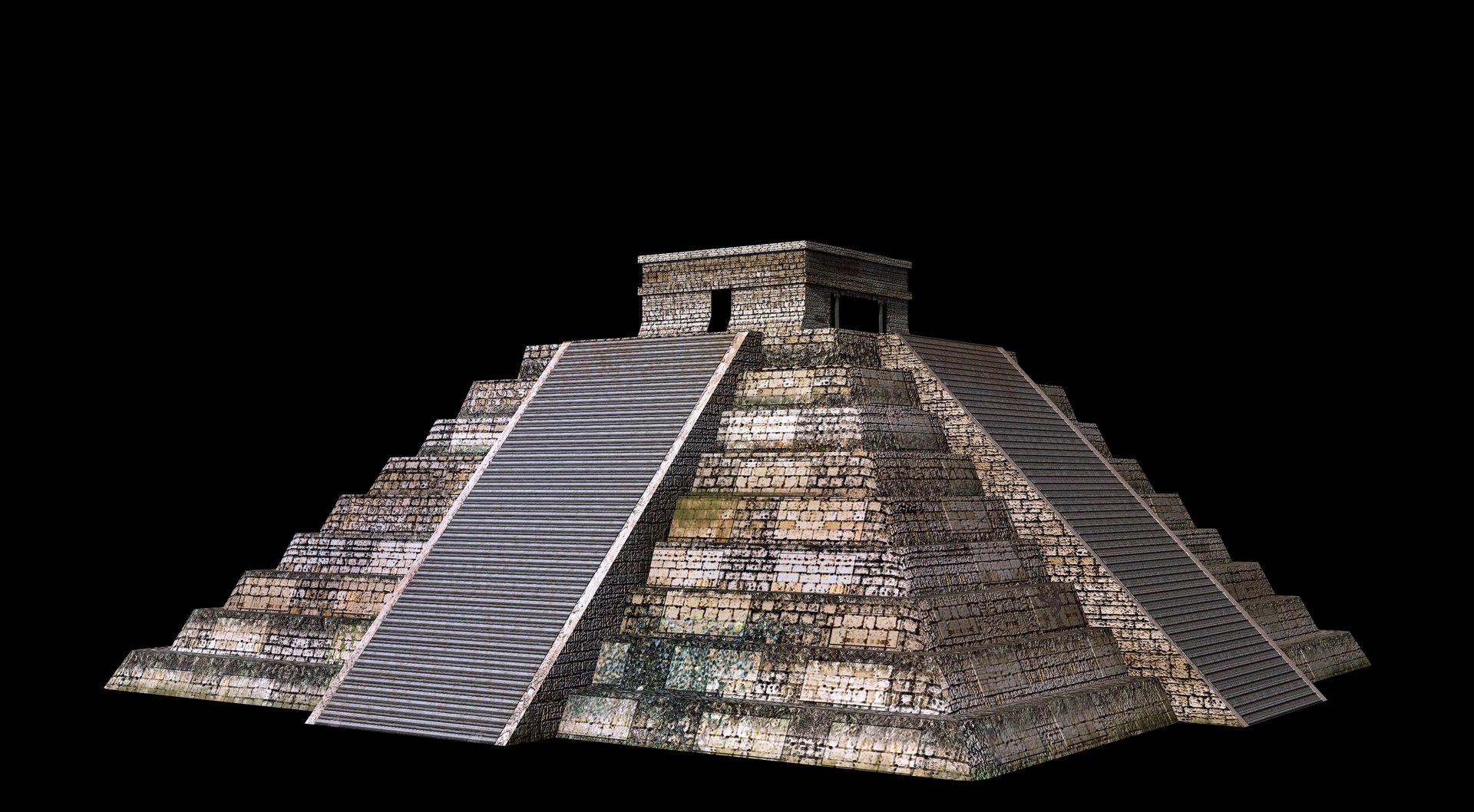 3D Model Maya Pyramid LP - TurboSquid 2379334