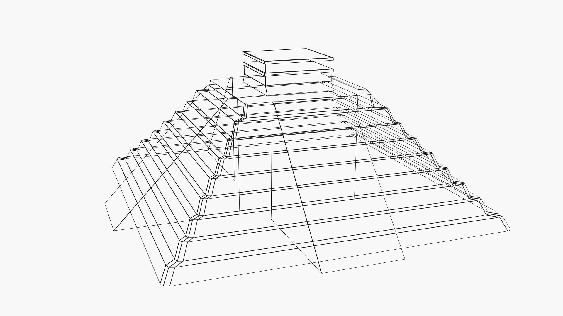 3D Model Maya Pyramid LP - TurboSquid 2379334