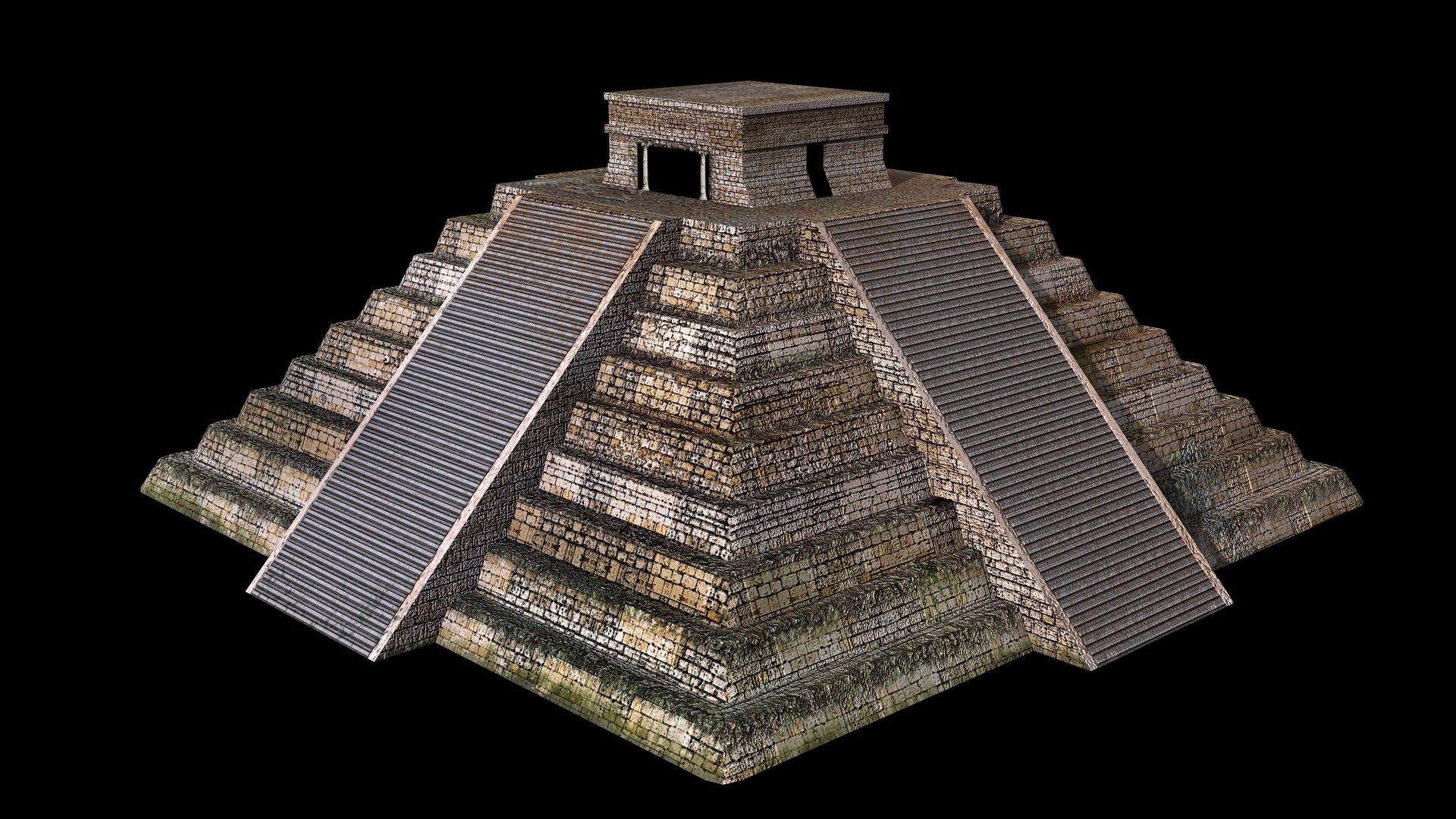 3D Model Maya Pyramid LP - TurboSquid 2379334