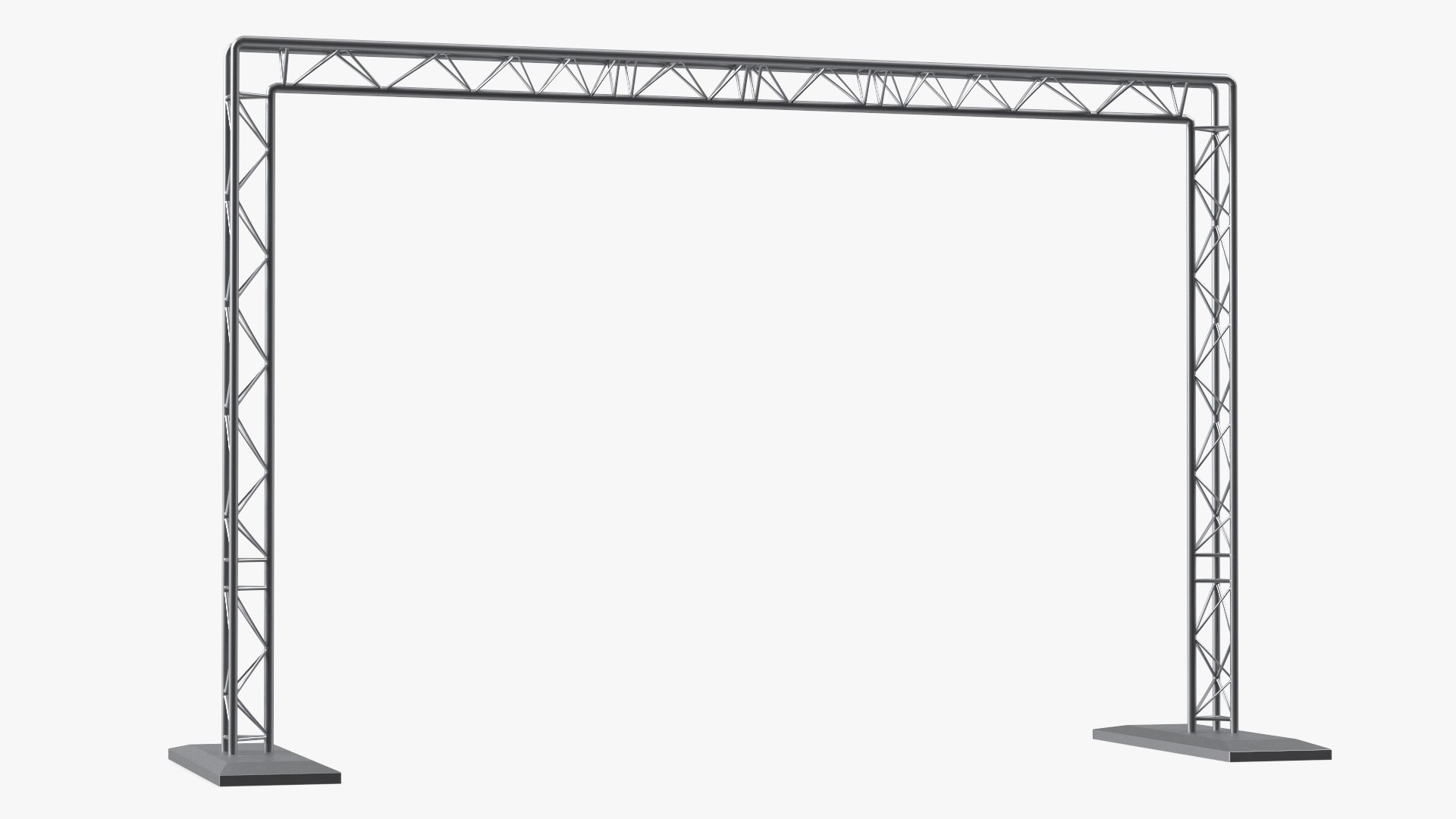 Square Truss Goal Post Lighting System 3D Model - TurboSquid 2206551