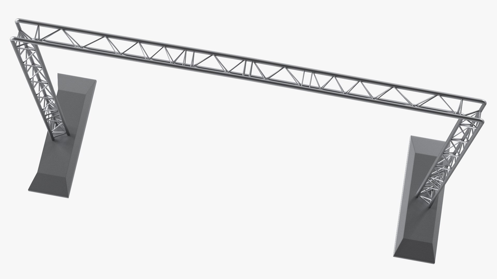 Square Truss Goal Post Lighting System 3D Model - TurboSquid 2206551