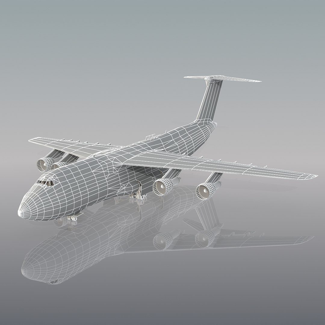 3d model lockheed c-5 galaxy usaf