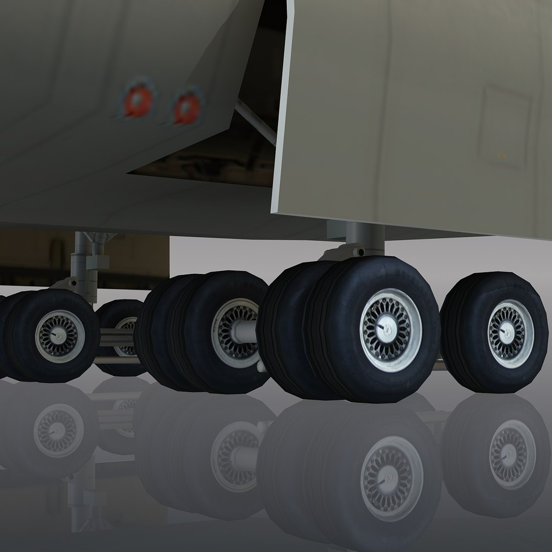 3d model lockheed c-5 galaxy usaf