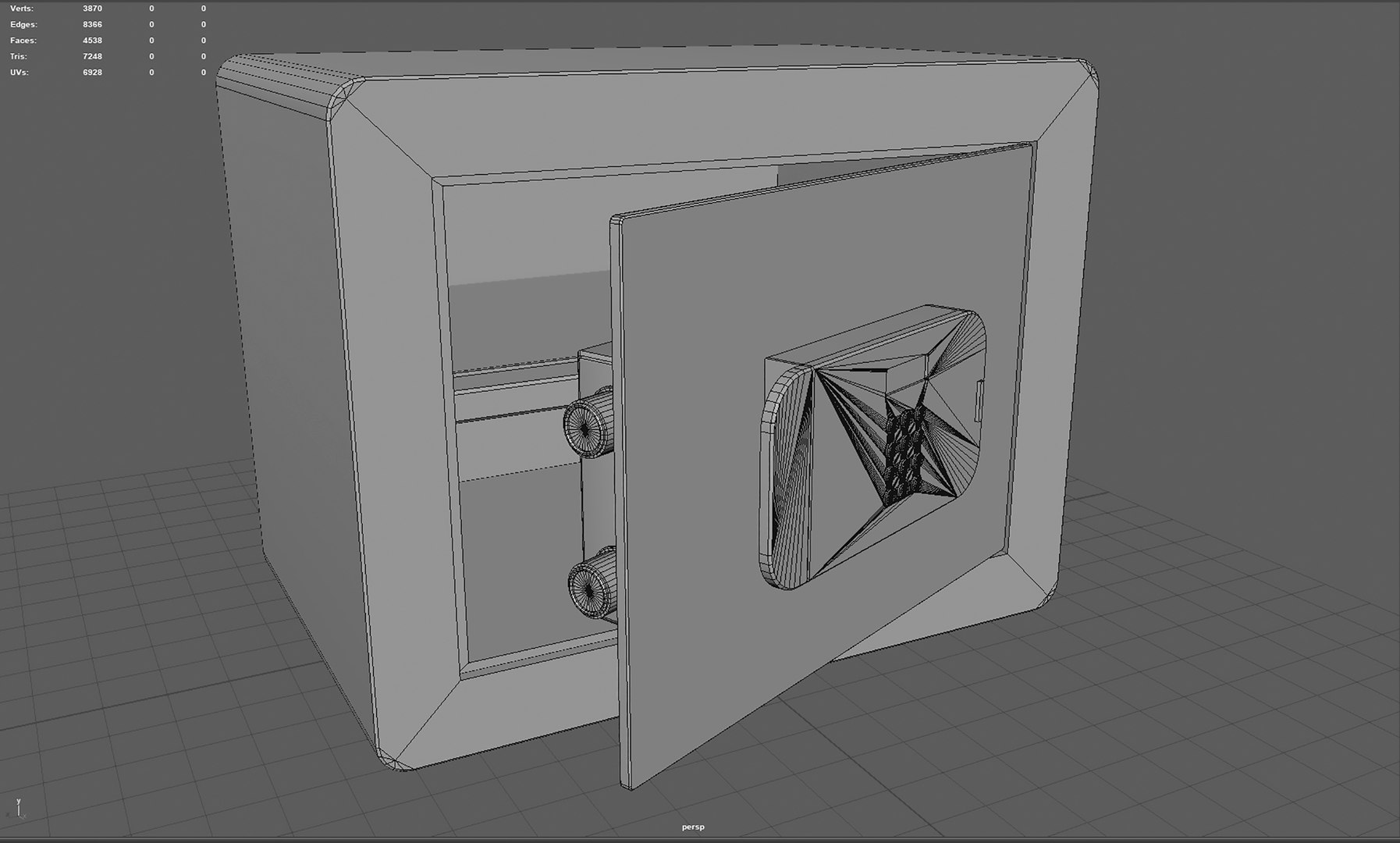 3D Model Safe Box - TurboSquid 1925452
