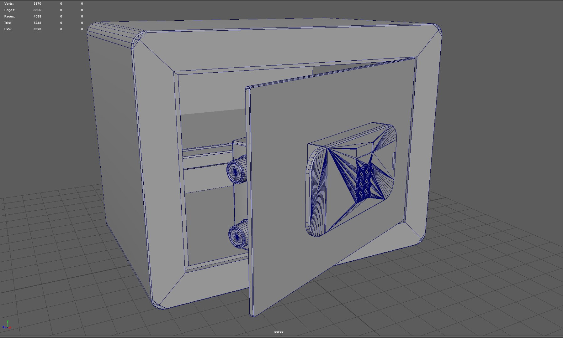3D Model Safe Box - TurboSquid 1925452