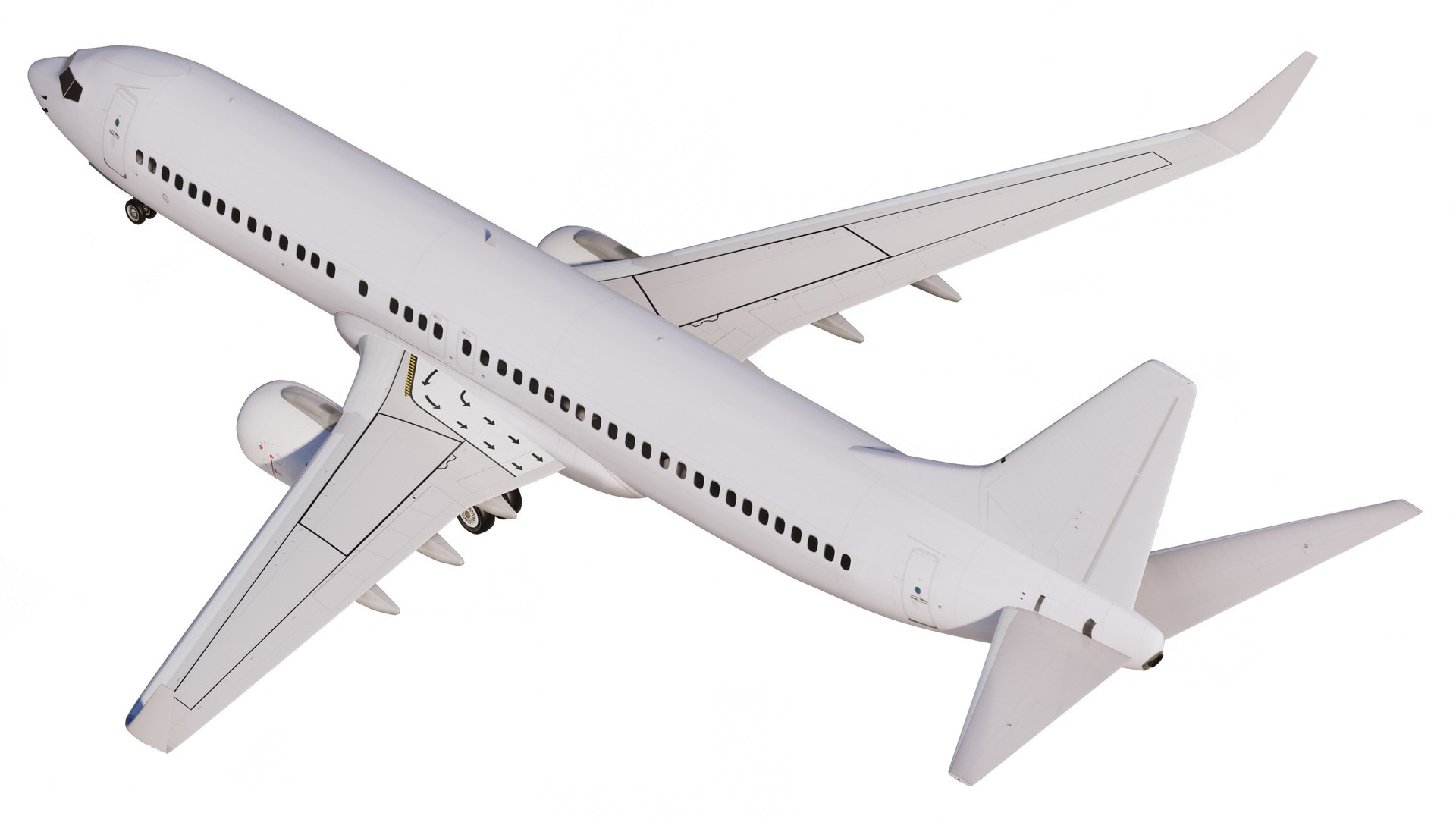 3D Boeing 737-800 Template - TurboSquid 1984792