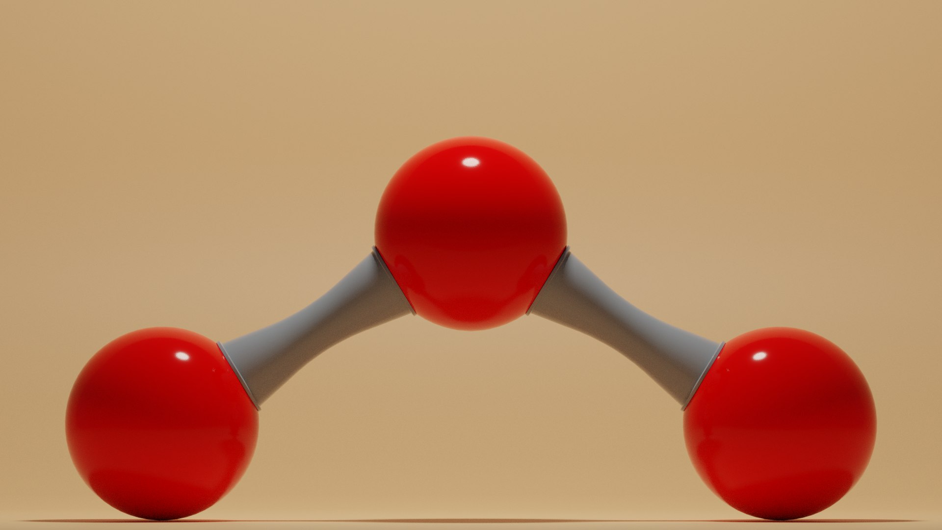 O3 Ozone Molecule Model - TurboSquid 1720435