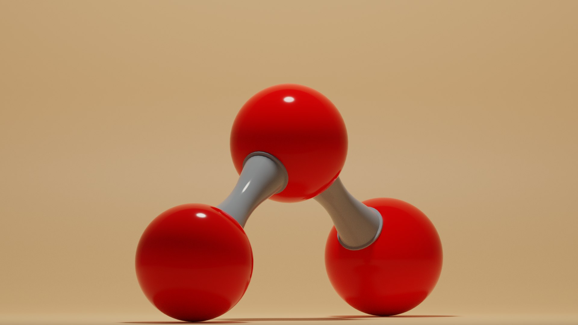 O3 Ozone Molecule Model - TurboSquid 1720435