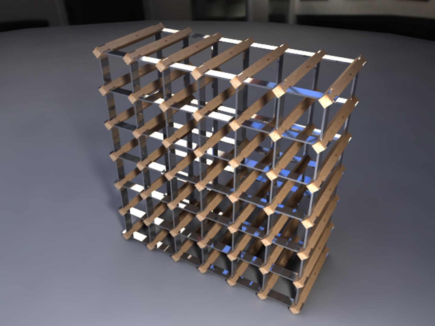 Wine Rack Obj