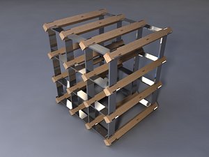 Wine Rack 3D Models for Download | TurboSquid