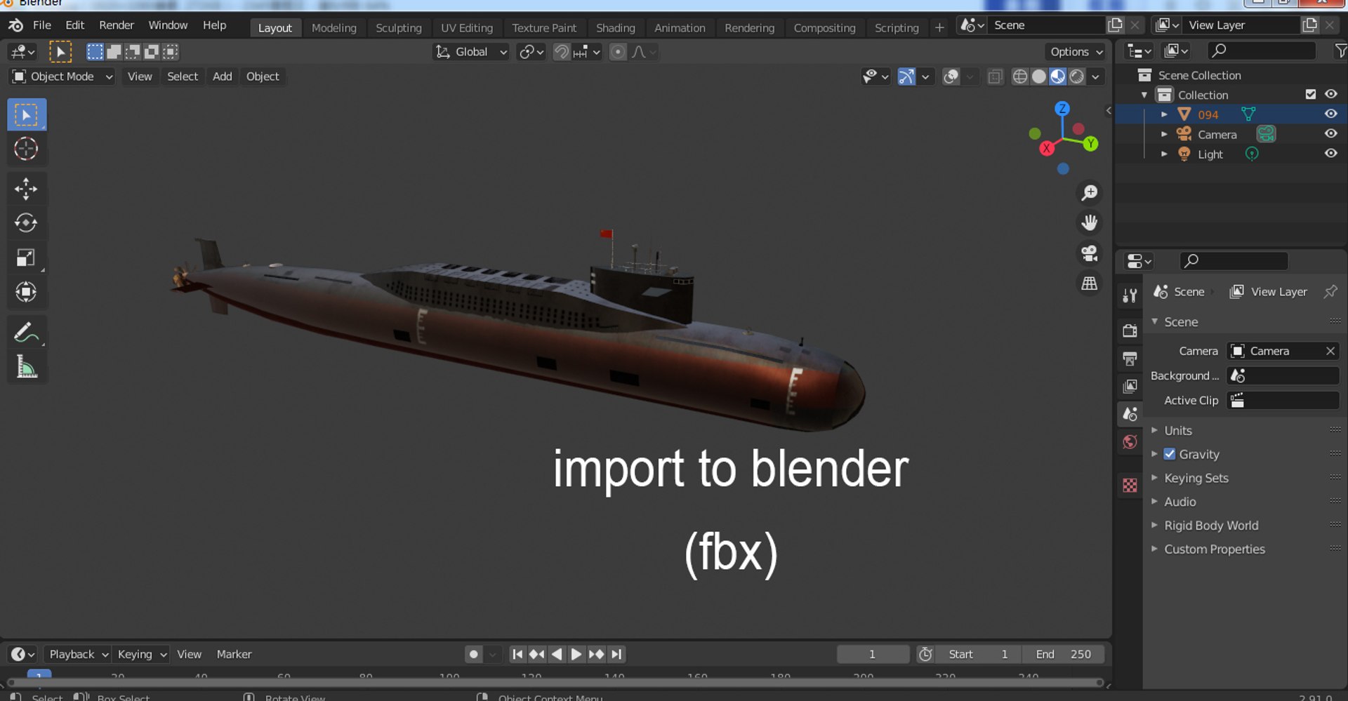 3D chinese type 094 jin class nuclear submarine - TurboSquid 1981261
