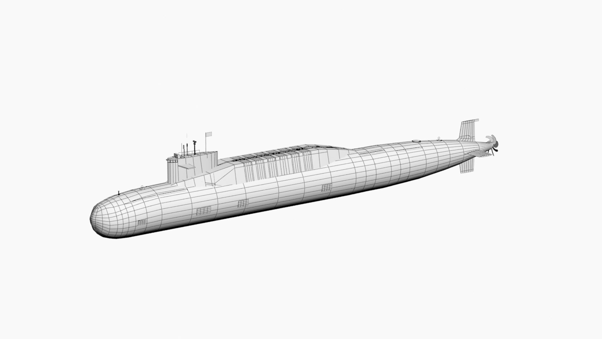 3D chinese type 094 jin class nuclear submarine - TurboSquid 1981261