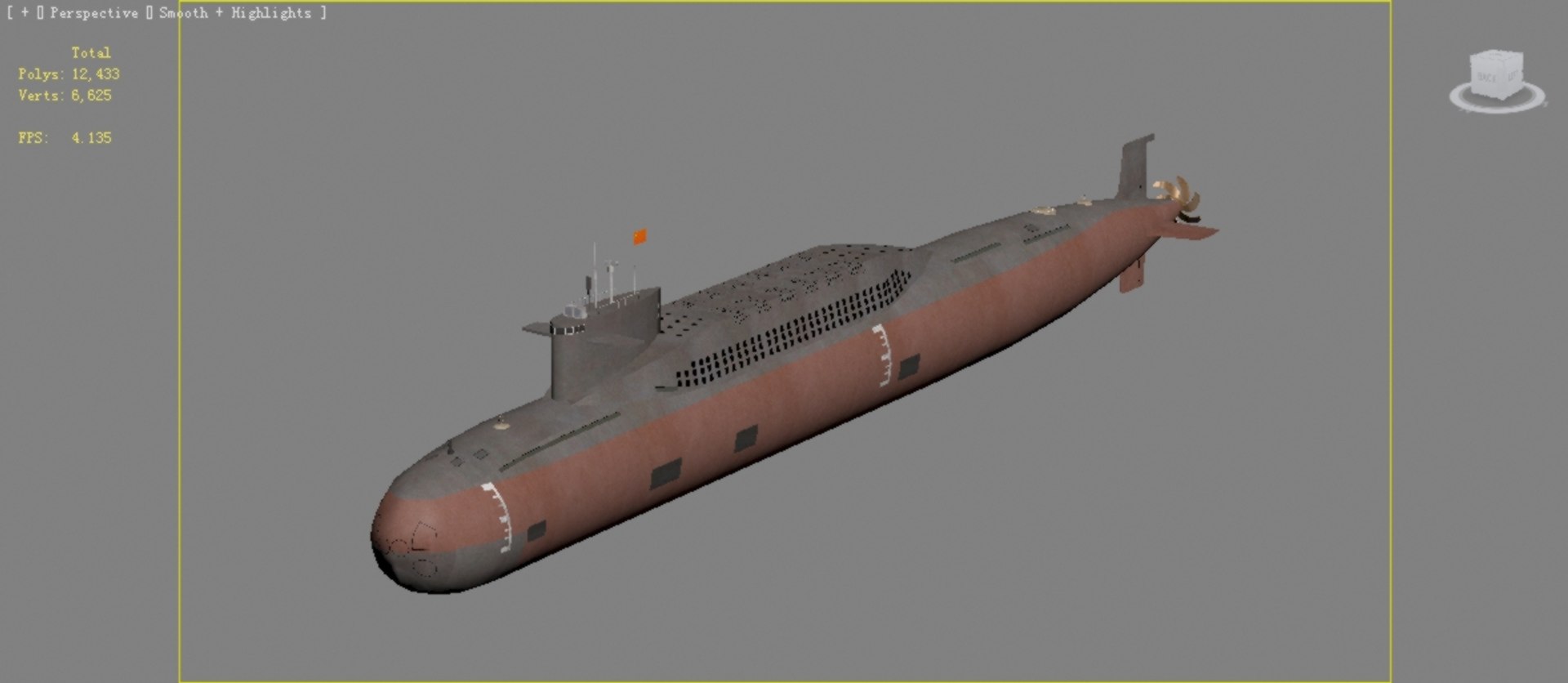 3D chinese type 094 jin class nuclear submarine - TurboSquid 1981261