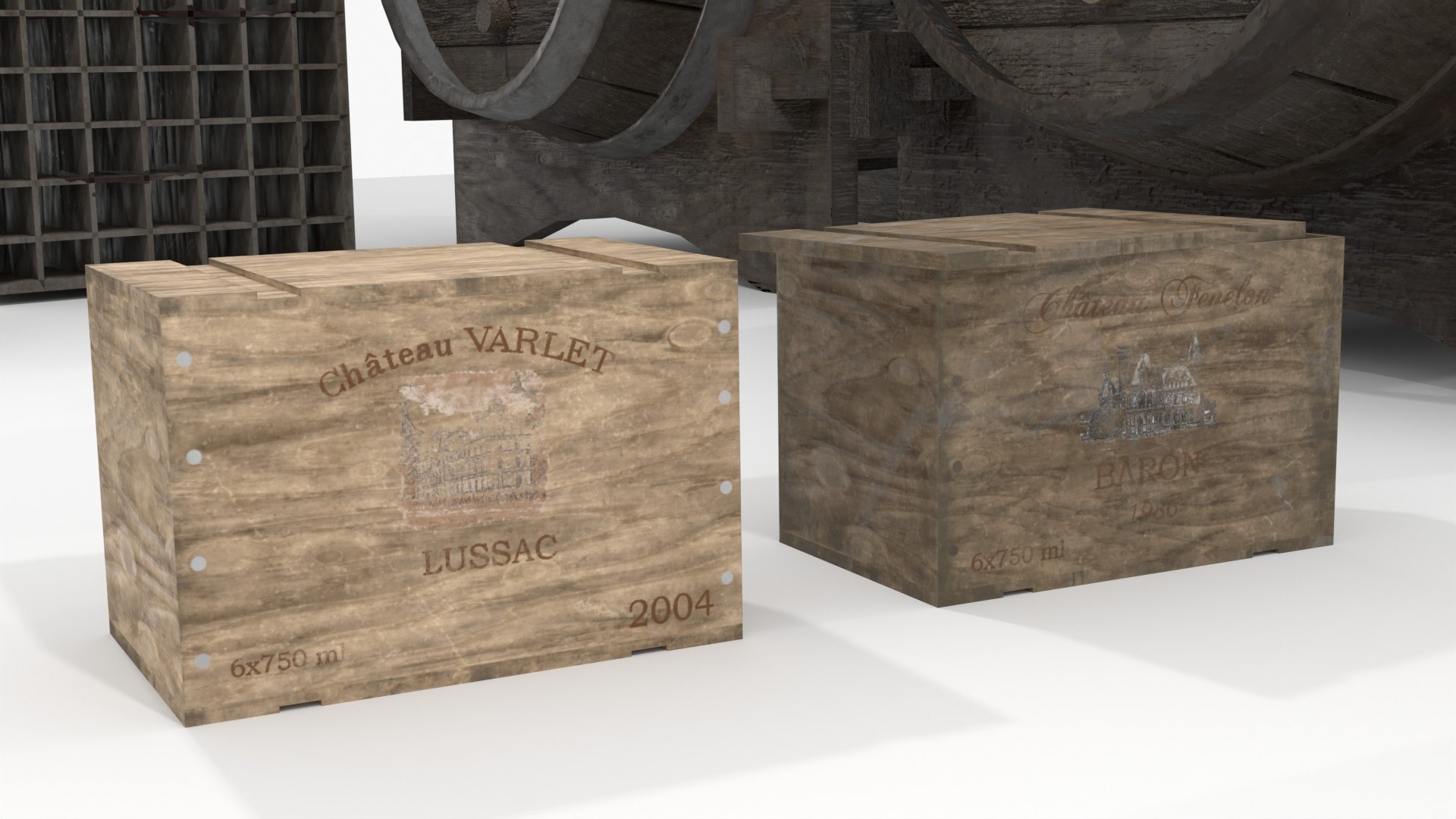 Low Poly Wine Cellar Asset Model - TurboSquid 2013953