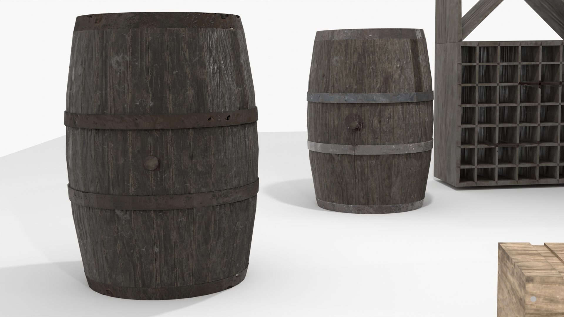 Low Poly Wine Cellar Asset Model - TurboSquid 2013953