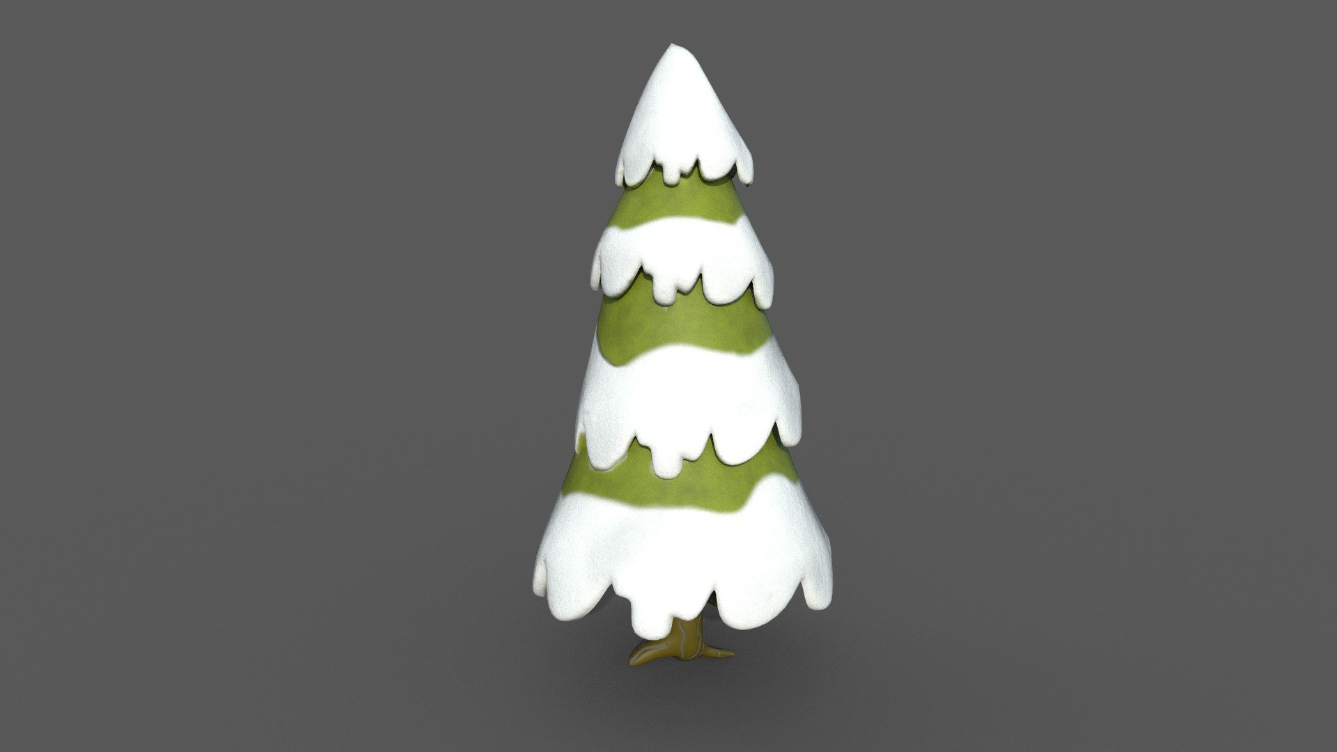 3D Model Snow Tree - TurboSquid 1692812