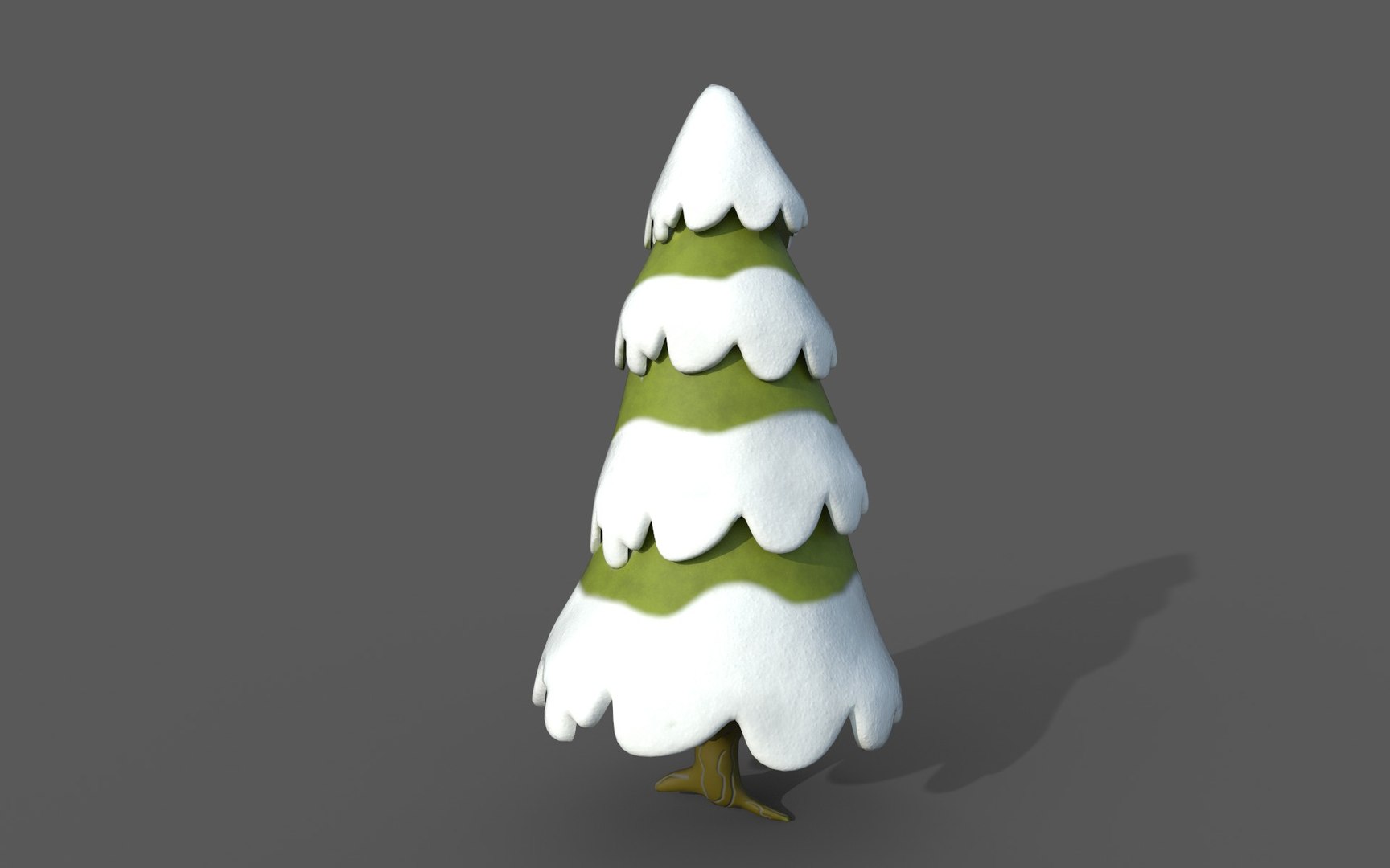 3D Model Snow Tree - TurboSquid 1692812