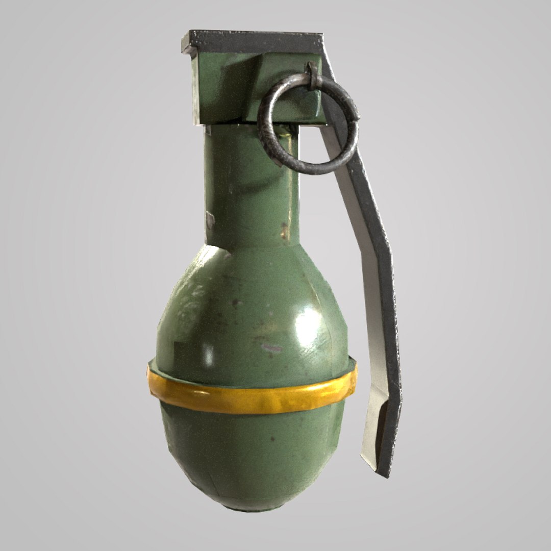 3D Model M 76 Grenade - Military - TurboSquid 2143136