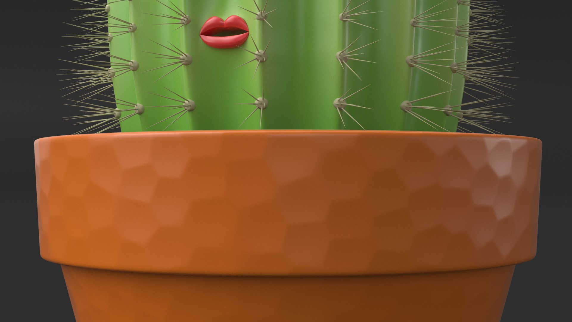 Toy Cactus Girl 3D Model - TurboSquid 1607020