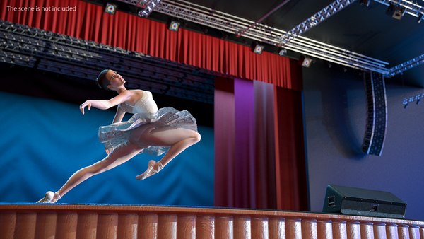 3D ballet dancer ballerina dance - TurboSquid 1615388