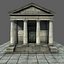 Roman Temple 3d Model