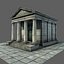 Roman Temple 3d Model