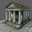 Roman Temple 3d Model