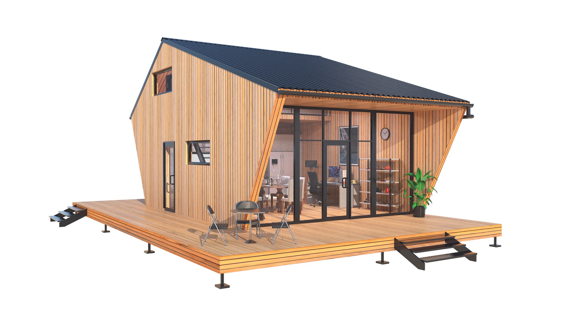 3D model Wooden Cabin - TurboSquid 2081817