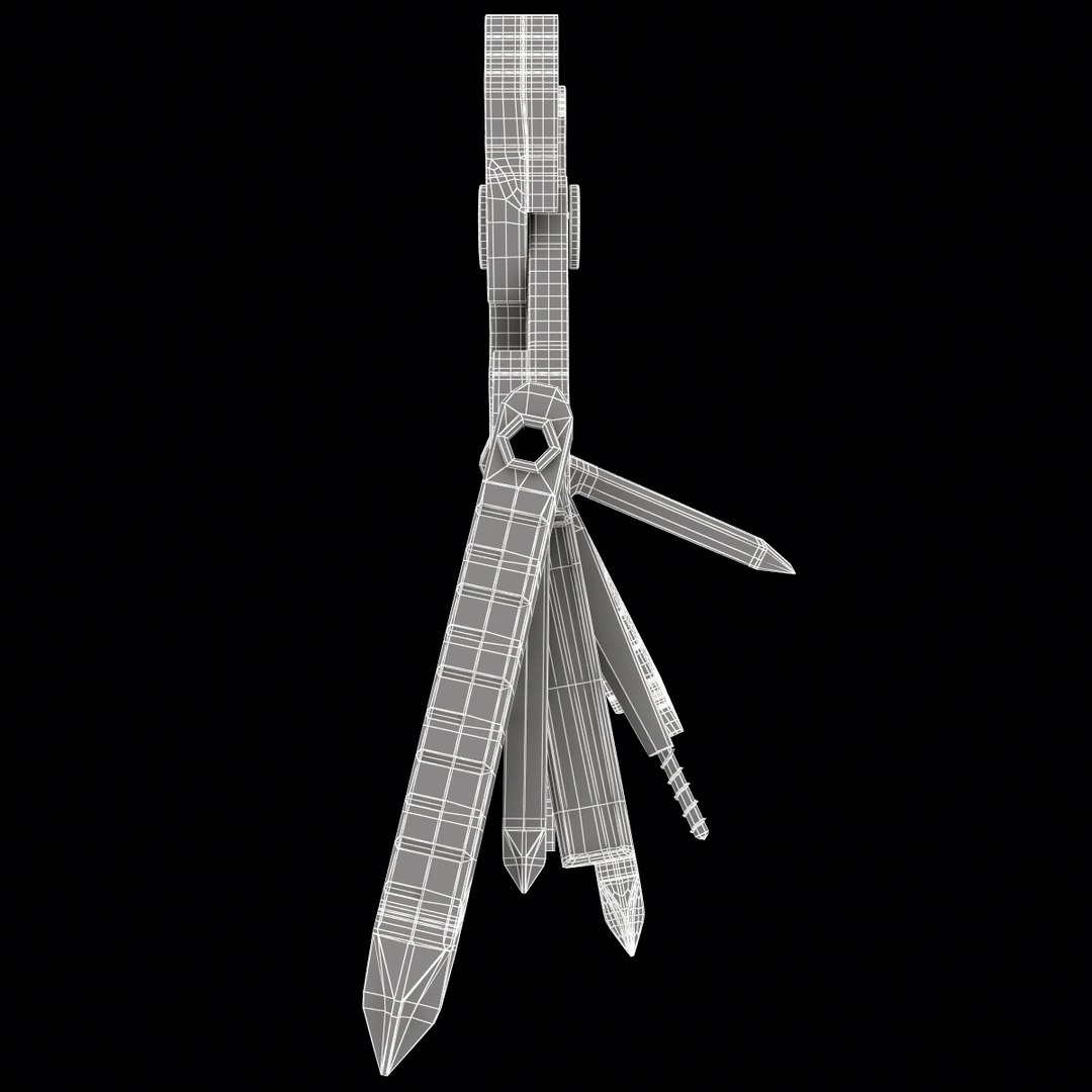 3d swiss keychain multitool multi