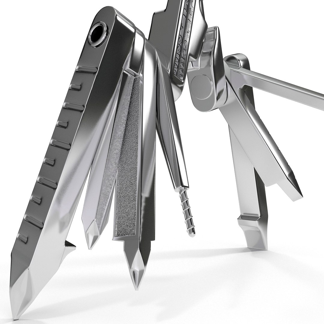 3d swiss keychain multitool multi