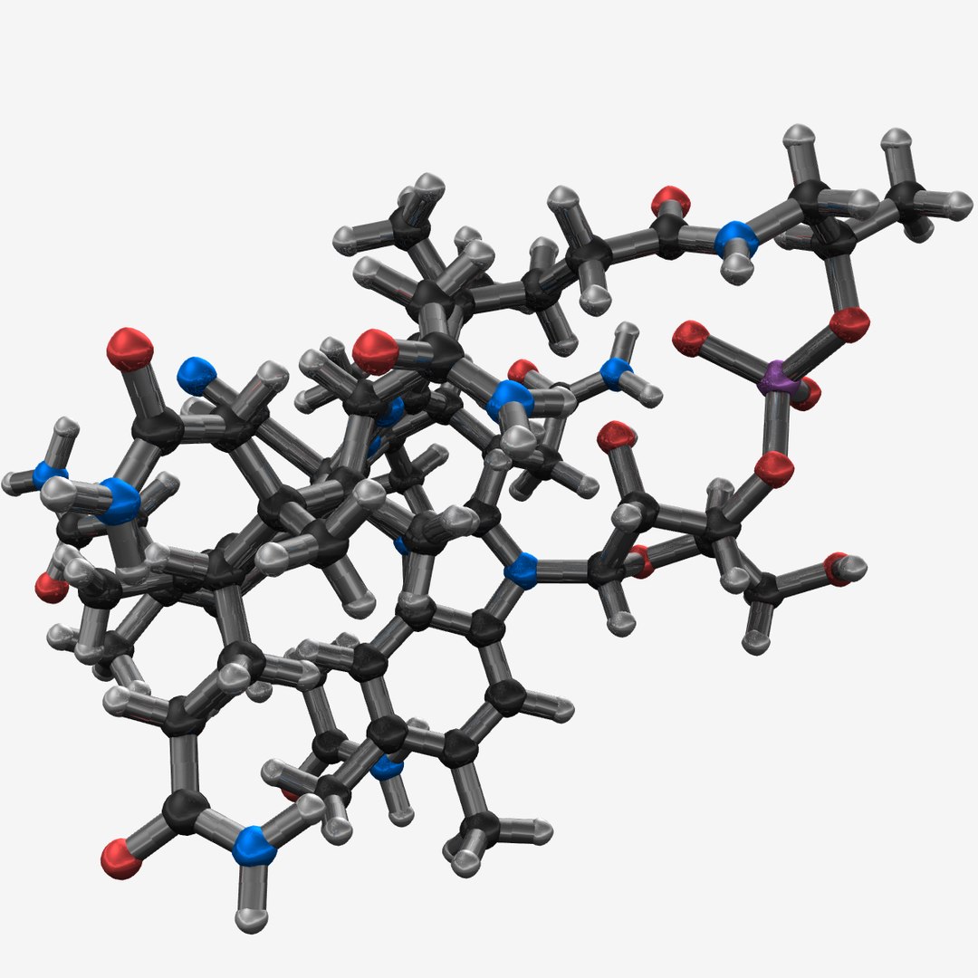 3d Model Of Vitamin B12