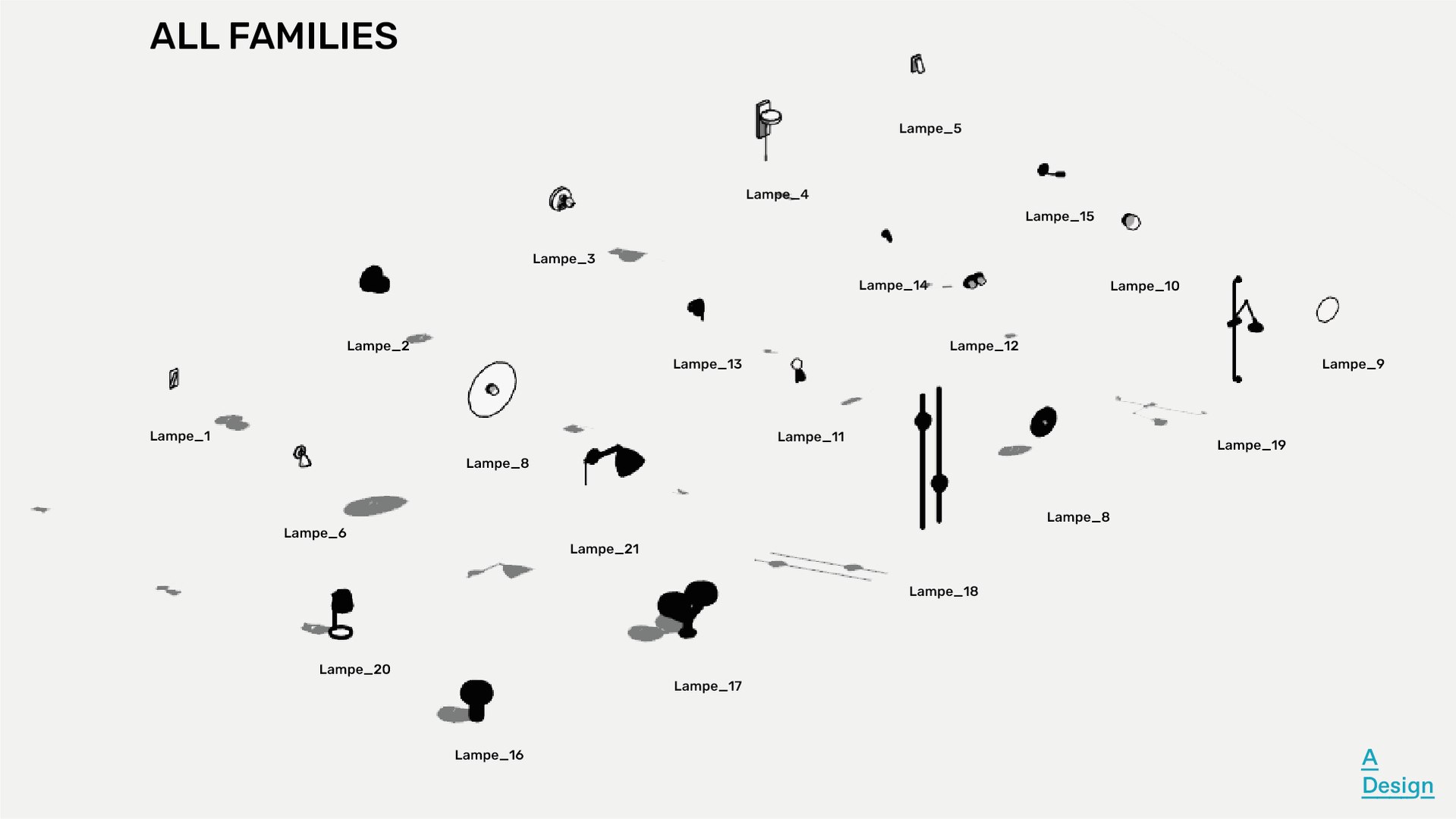 Wall Lights - Pack Of Revit Families 3D Model - TurboSquid 2151446