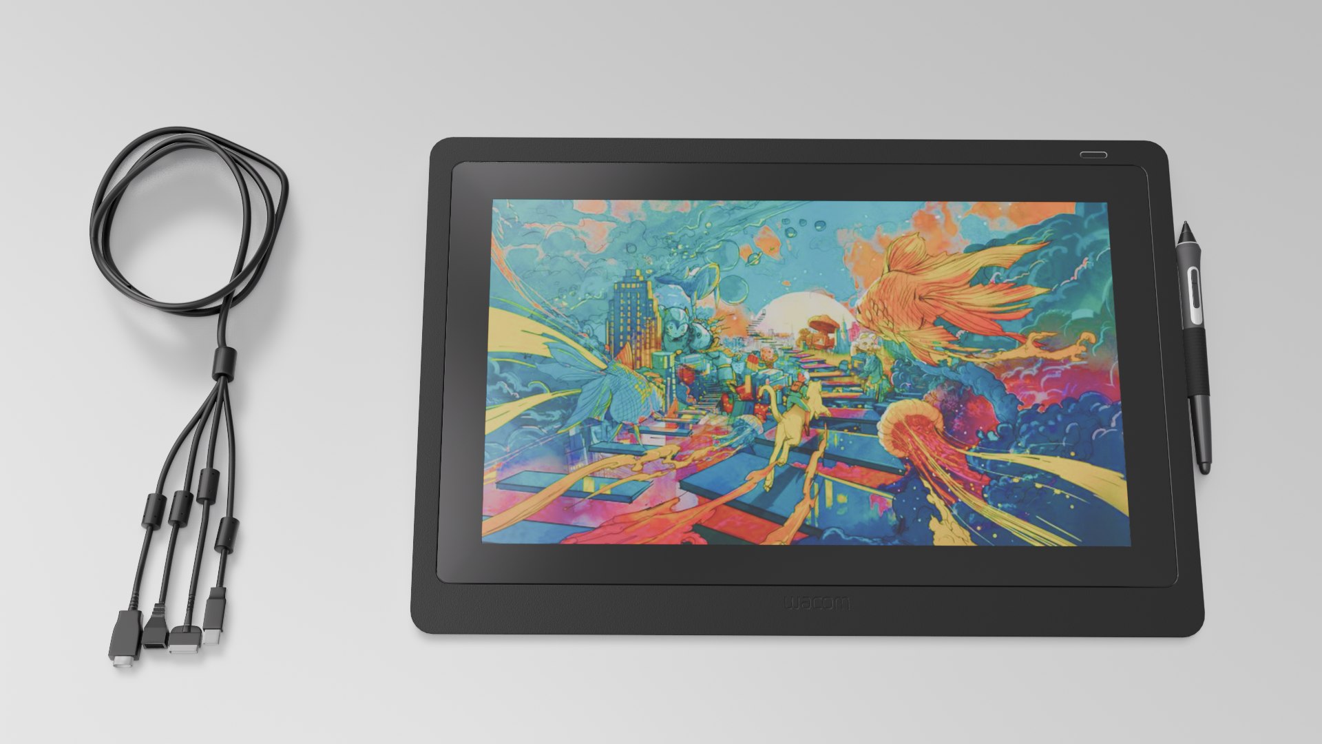 3D Wacom Cintiq 19 Inch - TurboSquid 2291573