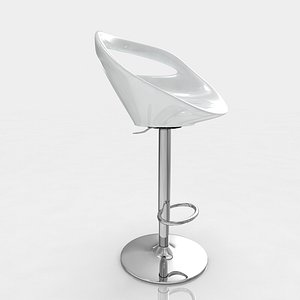 3ds max bar stool leather