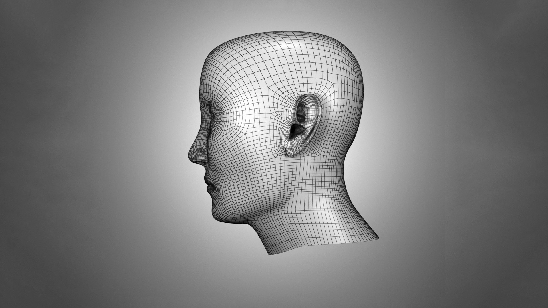 3D Male Head Low-poly 3D Model - TurboSquid 2205593