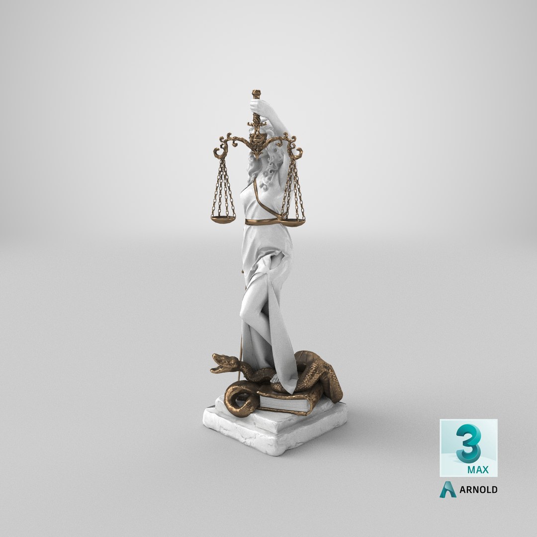 3D model Lady Justice 3D Model - TurboSquid 1856266