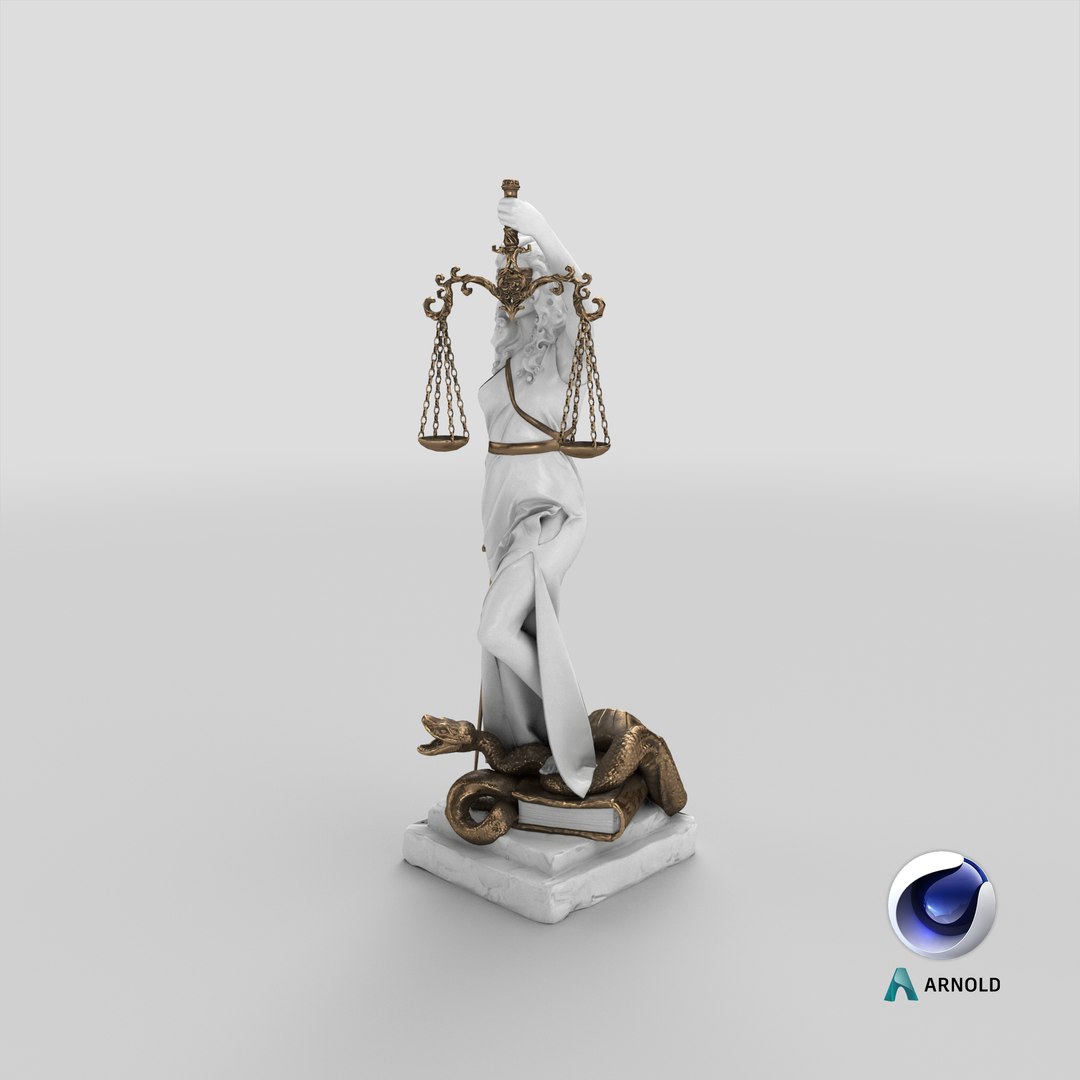 3D Model Lady Justice 3D Model - TurboSquid 1856266