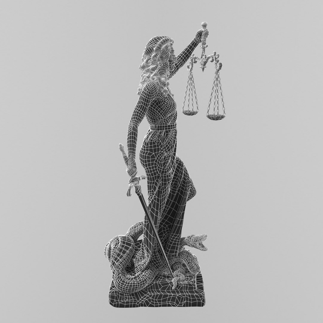 3D Model Lady Justice 3D Model - TurboSquid 1856266