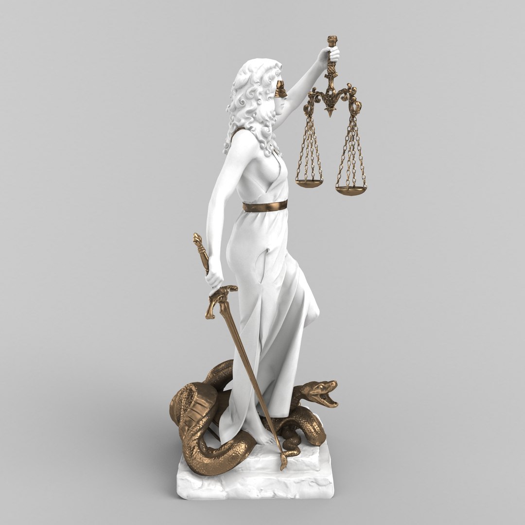 3D Model Lady Justice 3D Model - TurboSquid 1856266