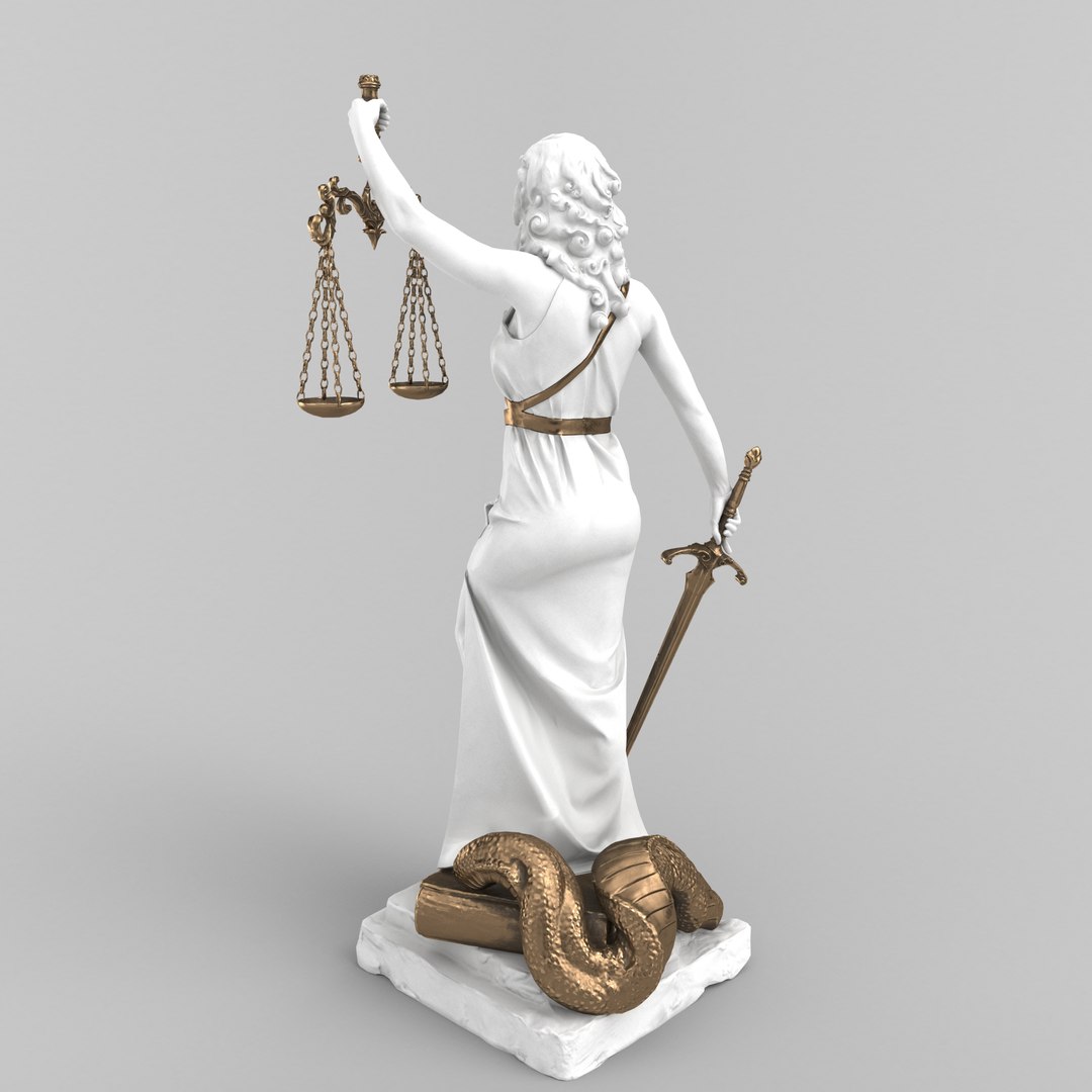 3D Model Lady Justice 3D Model - TurboSquid 1856266