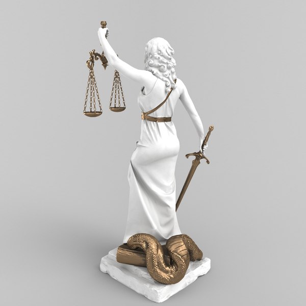 3D model Lady Justice 3D Model - TurboSquid 1856266