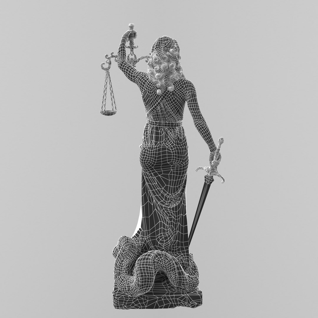 3D Model Lady Justice 3D Model - TurboSquid 1856266